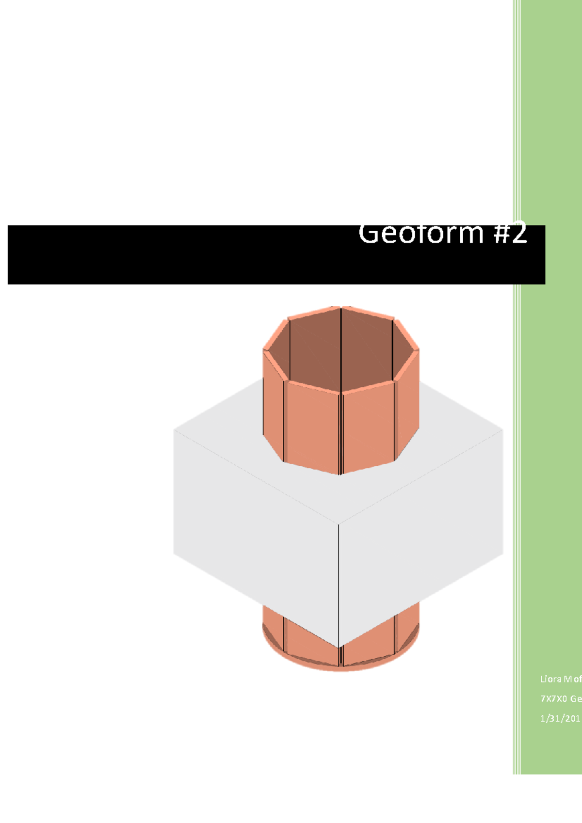 Geoform 2 Project Report - Geometric Artifact Development Analysis ...
