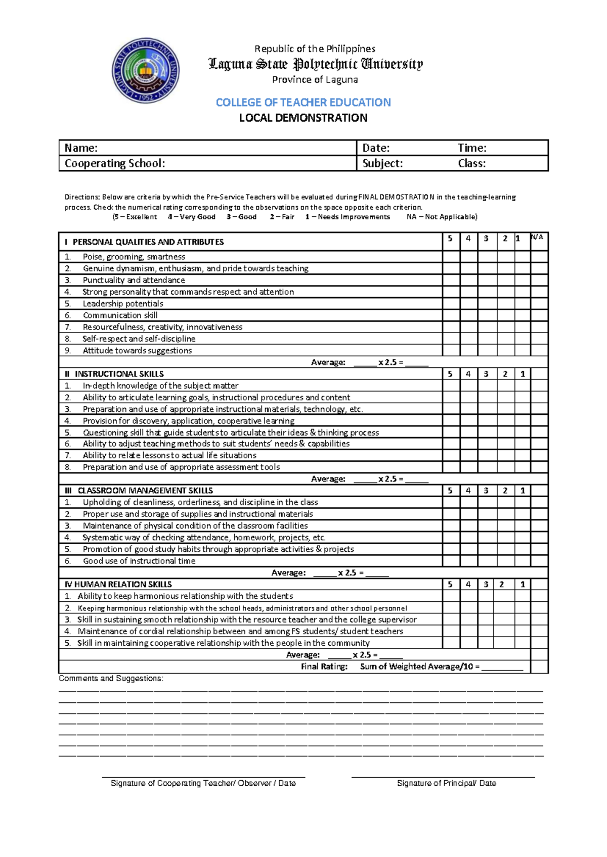 CTE 2025 Final Demonstration Evaluation Criteria - Studocu