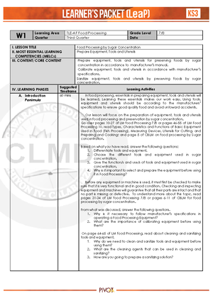 TLE Fashion Accessories 9 10 - 9/ LEARNER’S MATERIAL TLE FASHION ...