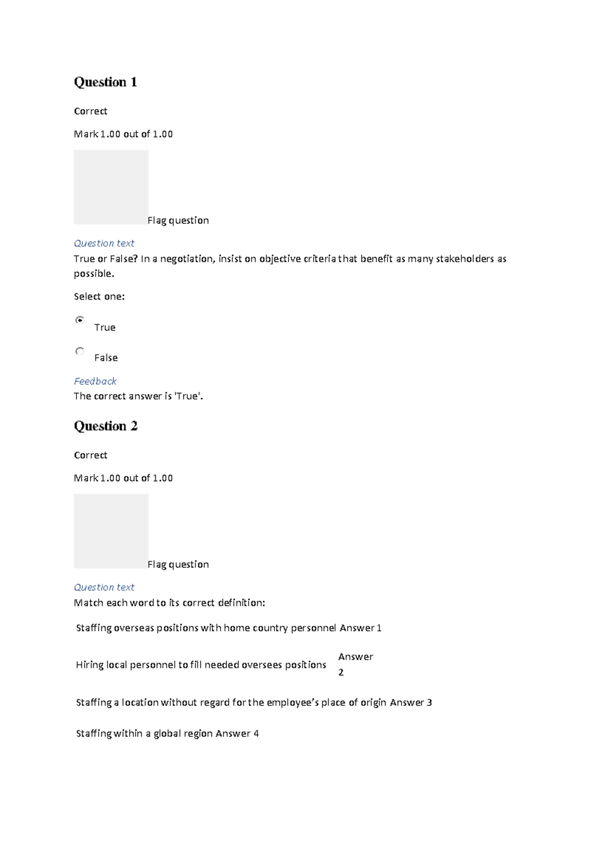 Past Graded Quiz unit 6 - This is the quizes and exams so kindly please ...