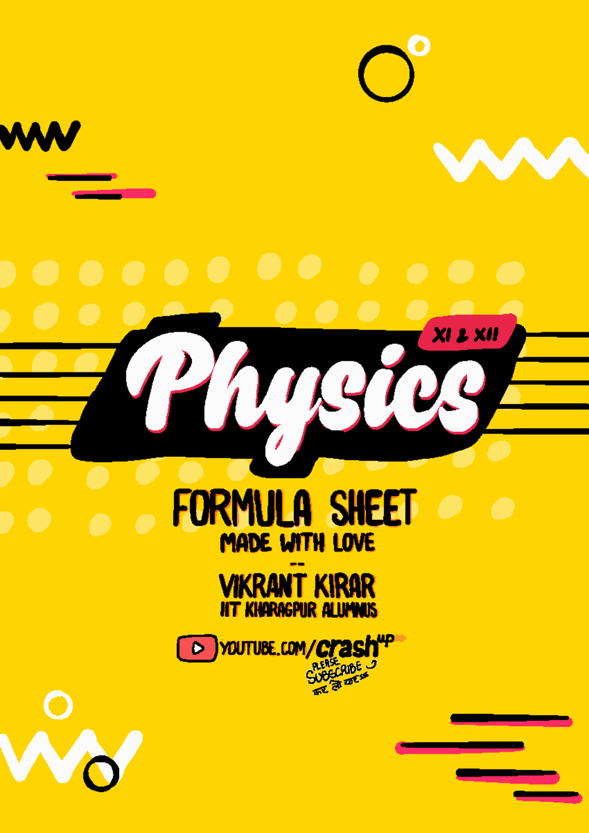 Crash Up Physics Formula Sheet compressed copy - Speed of Light Plank ...