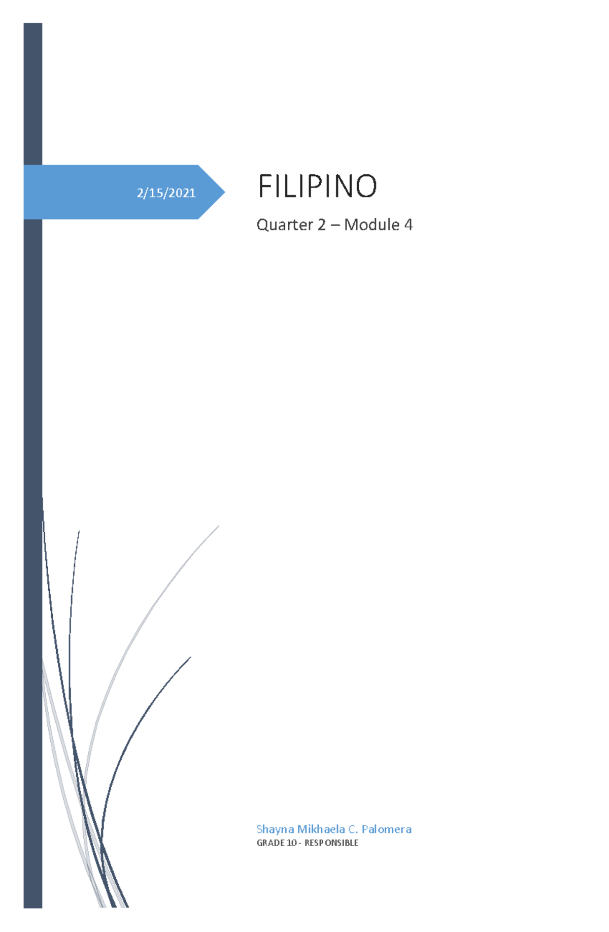 Filipino Module 4 Palomera(Feb15) - 2/15/ FILIPINO Quarter 2 – Module 4 ...
