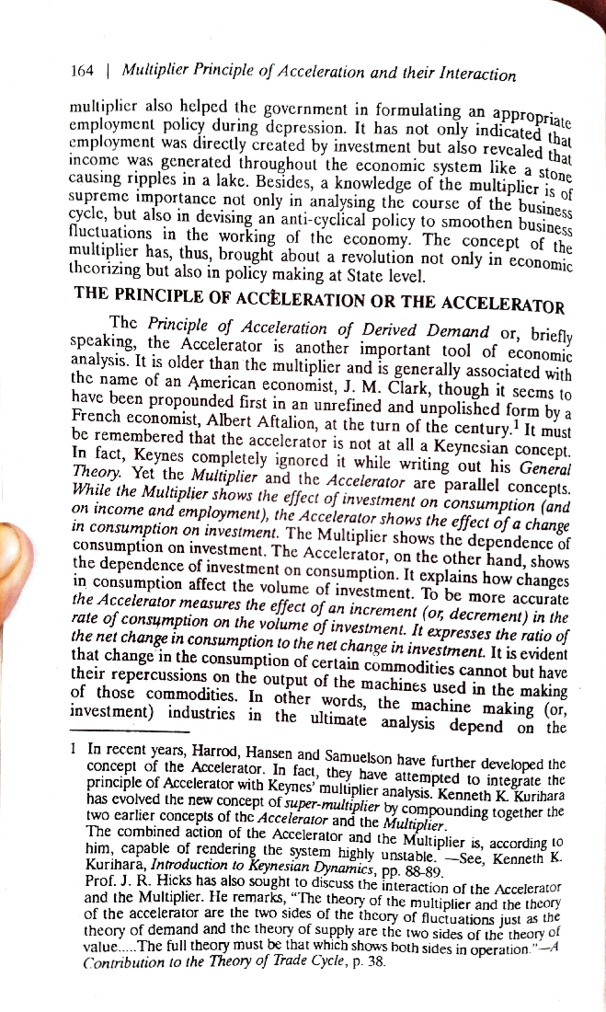 Accelerator - Economics - 164 | Multiplier Principle of Acceleration ...