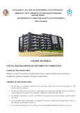 foundation of security in computing - cst 332 - KTU - Studocu