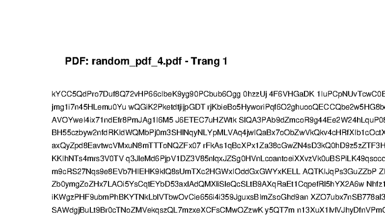 Random PDF 4 - Document Overview and Analysis - Studocu