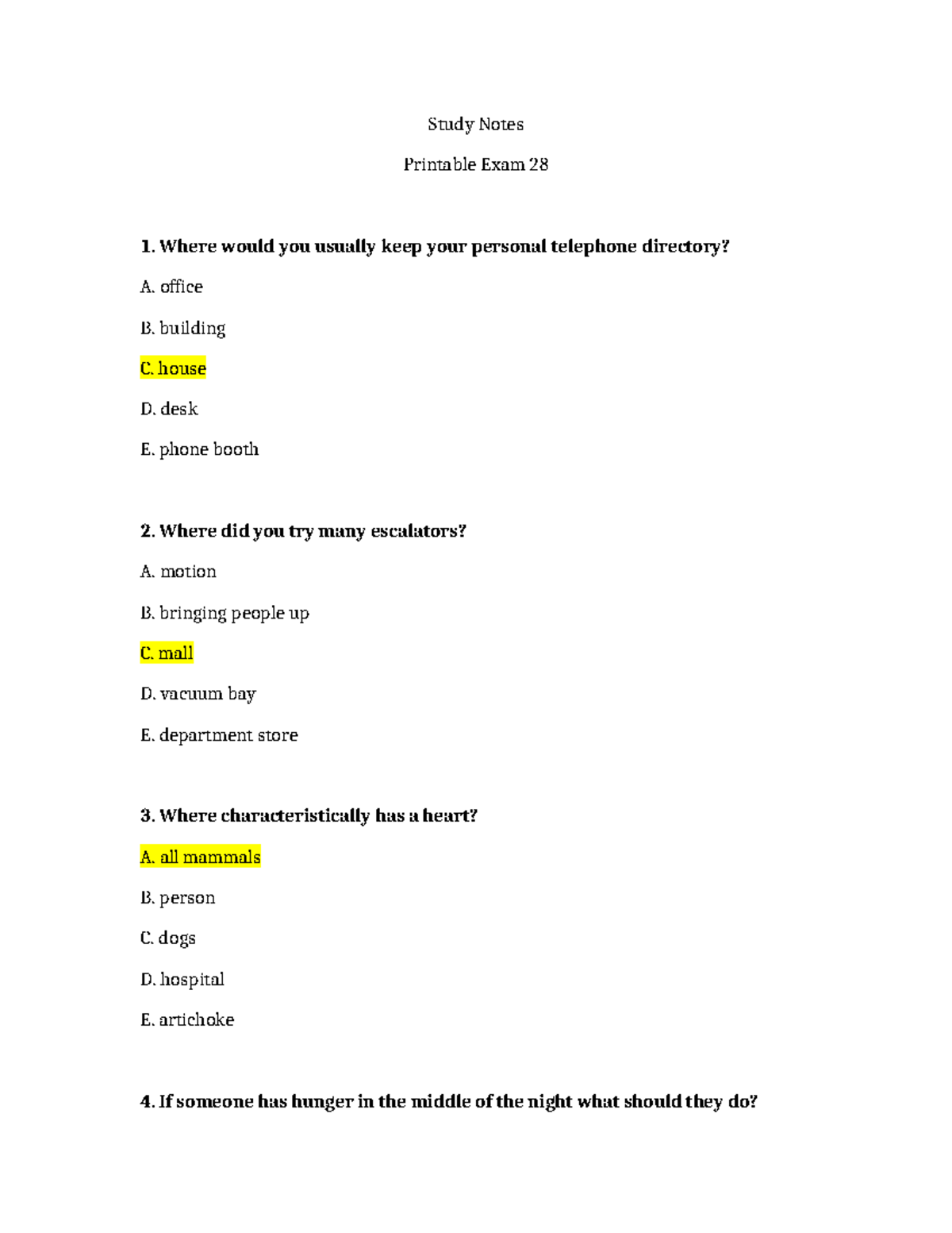 Pseudomodest charactery ametabolism - Study Notes Printable Exam 28 ...