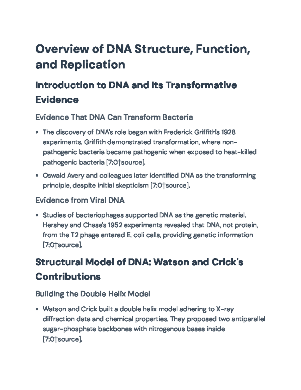 Overview of DNA Structure, Function, Replication, and Technologies ...