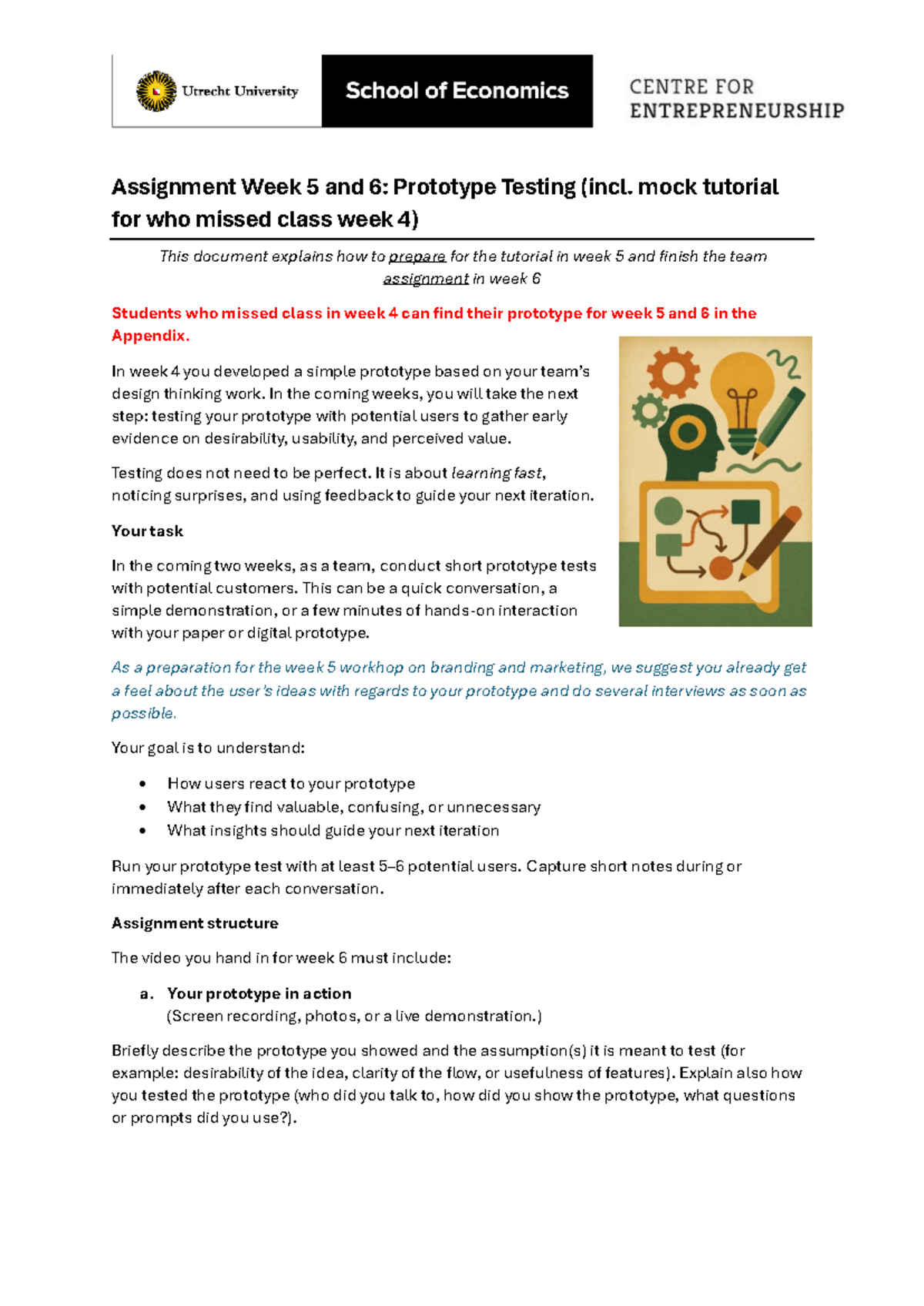 Week 6 Assignment: Prototype Testing & Mock Tutorial (W5-6) - Studeersnel