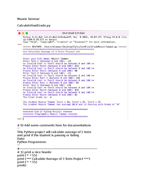 [Solved] Jack just completed the program for the Flesch text analysis ...