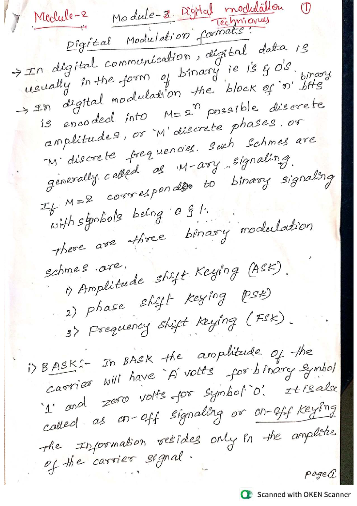 Digital Modulation Techniques: ASK, PSK, and FSK Overview (DC - Hhu ...