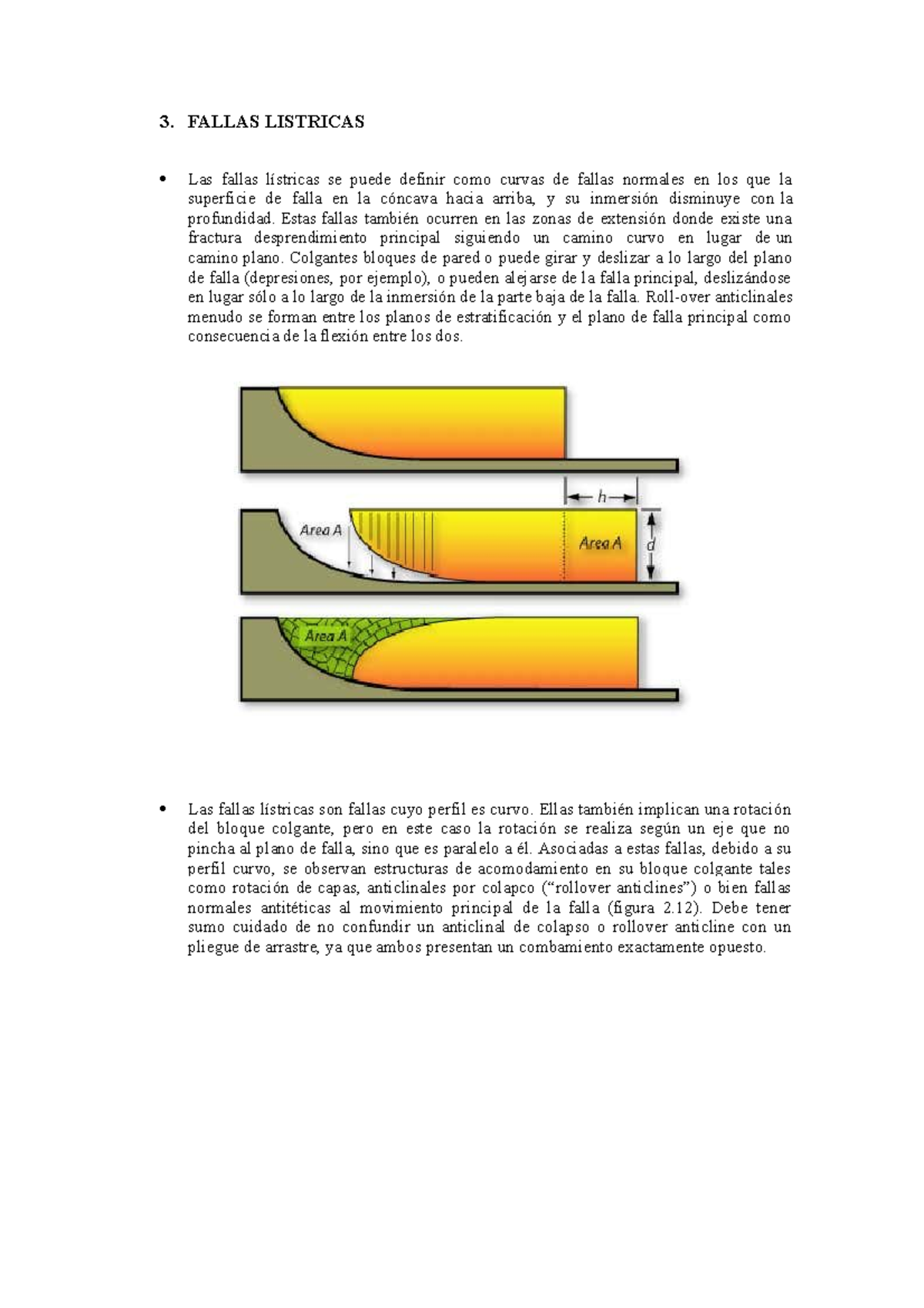 Fallas Lísticas: Definición y Características en Geología - Studocu