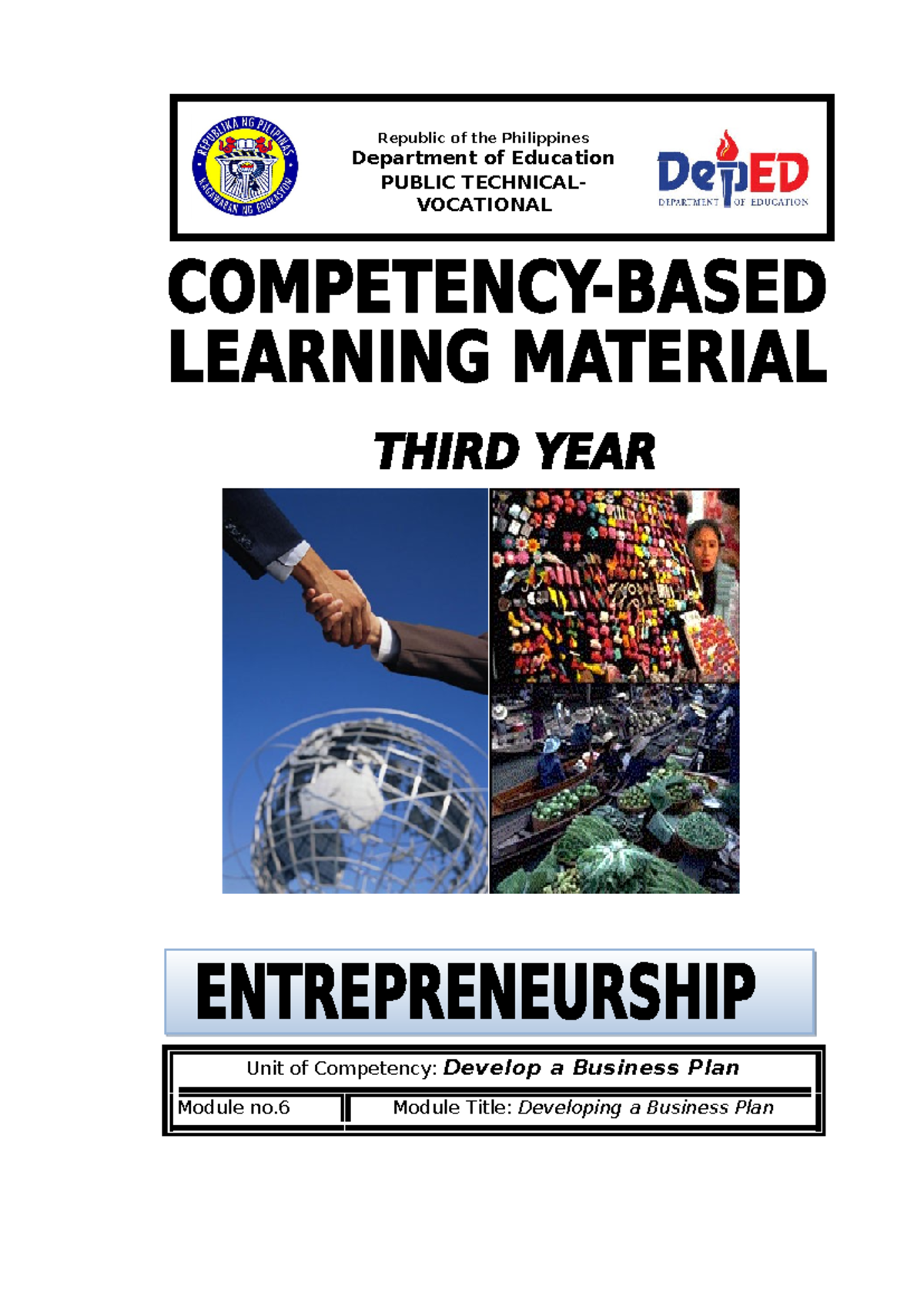 Y3 - Entrepreneurship III - Developing a Business Plan Module - Studocu