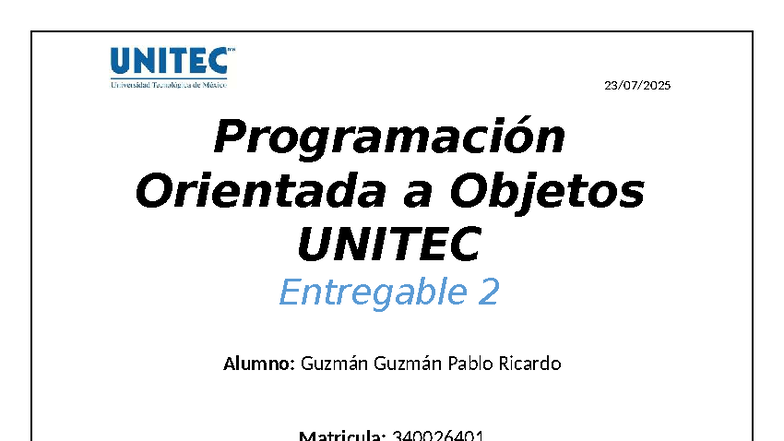 Entregable 2 POO: Ejemplo de Clases en Java - Cuenta y CuentaBasica - Studocu