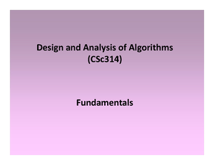 Unit 3: Divide and Conquer Algorithms Overview (CSC 314) - Design and ...