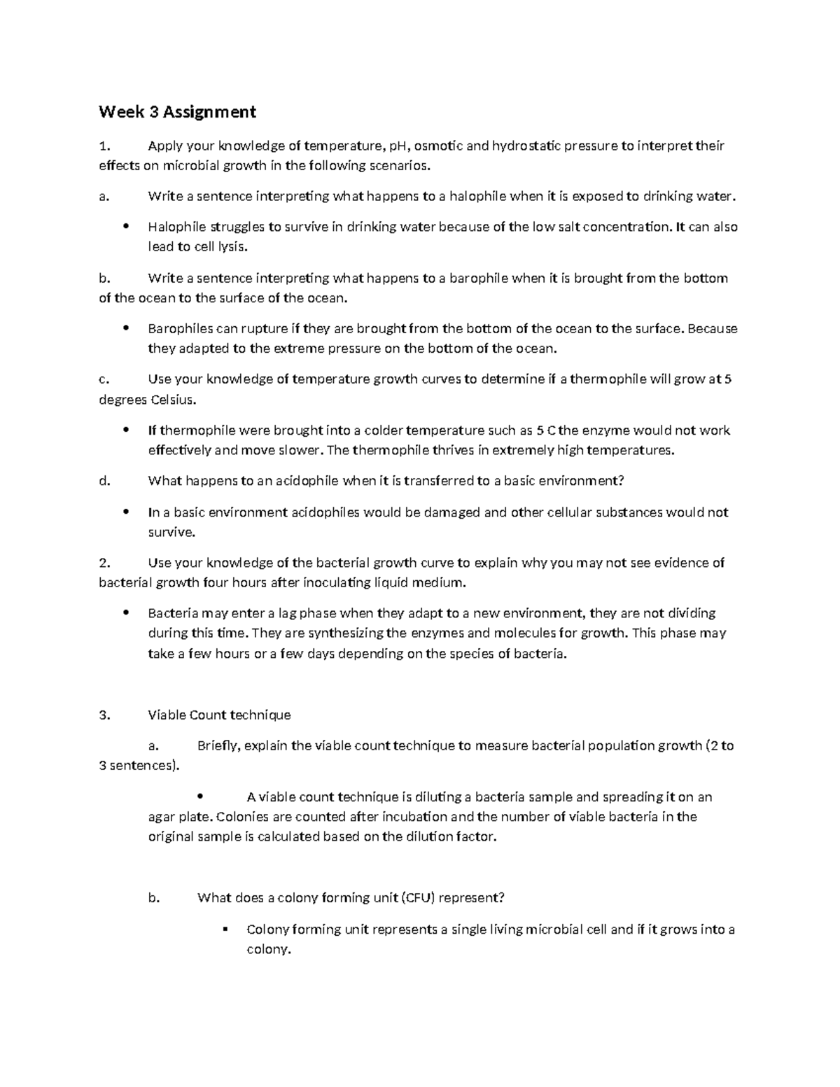 BIOS242 Wk3 Assignment on Microbial Nutrition & Metabolism Effects ...
