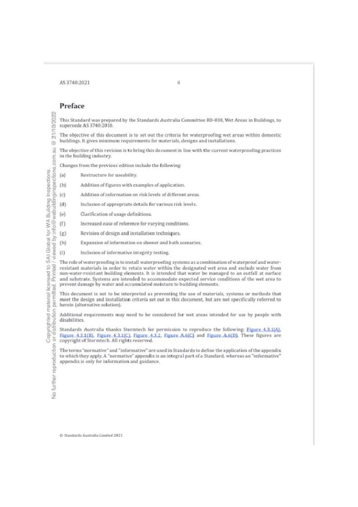 AS 3740:2021 Australian Standard for Waterproofing Domestic Wet Areas ...