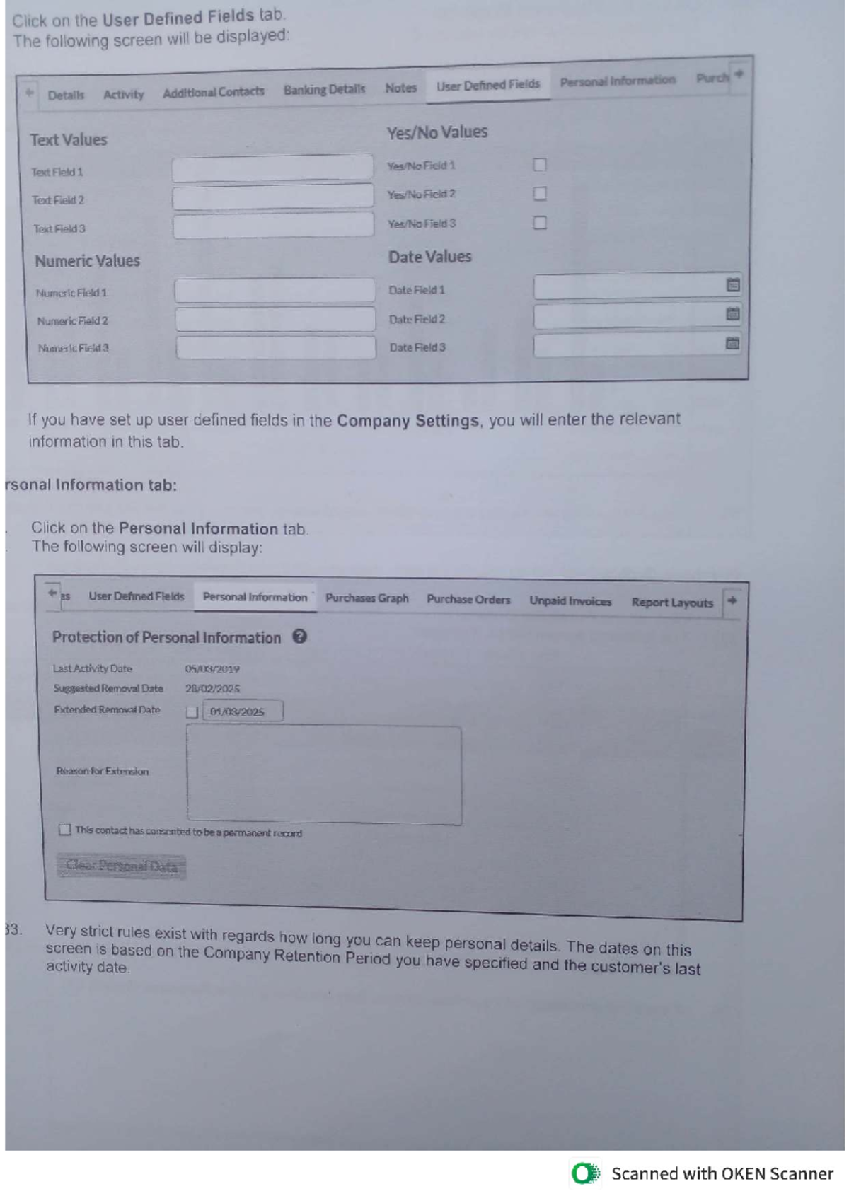 User Defined Fields & Personal Info Management - New Doc 09-05-2025 ...