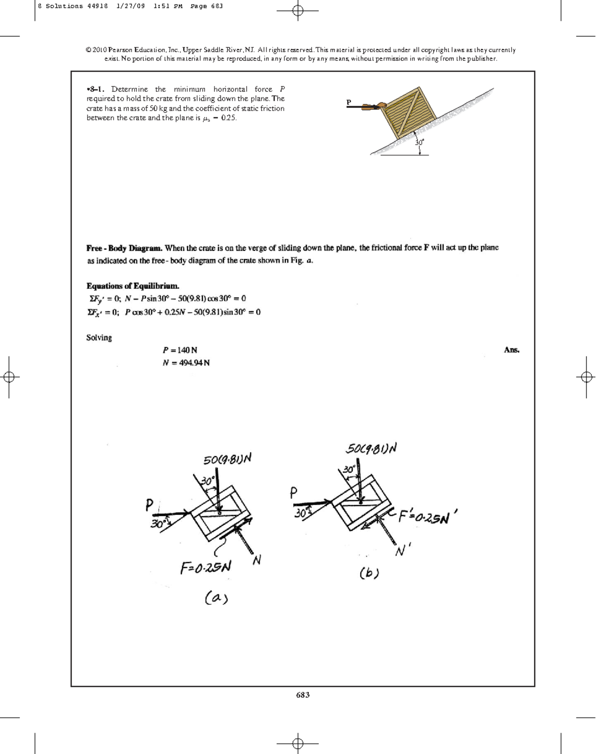 Friction Problems - BASTA: Analysis and Solutions for Static Friction ...