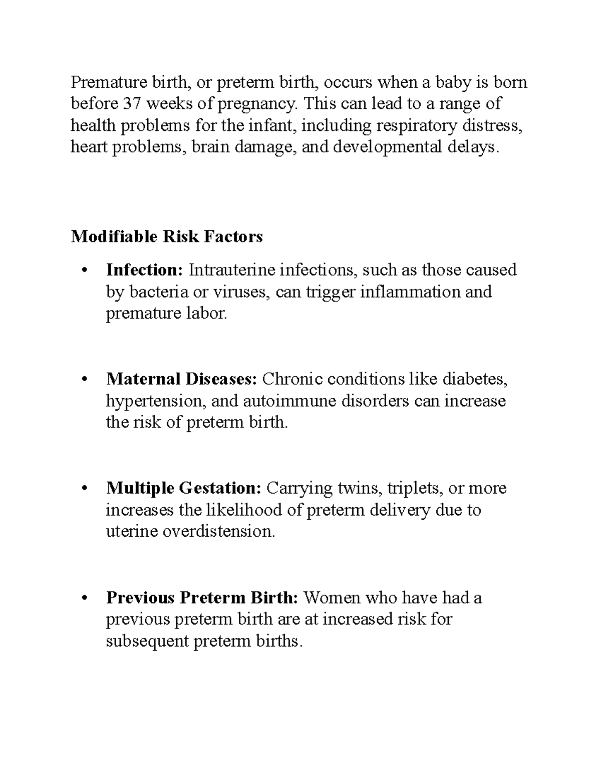 Patho physio - it is essential for Case study about Newborn Preterm ...
