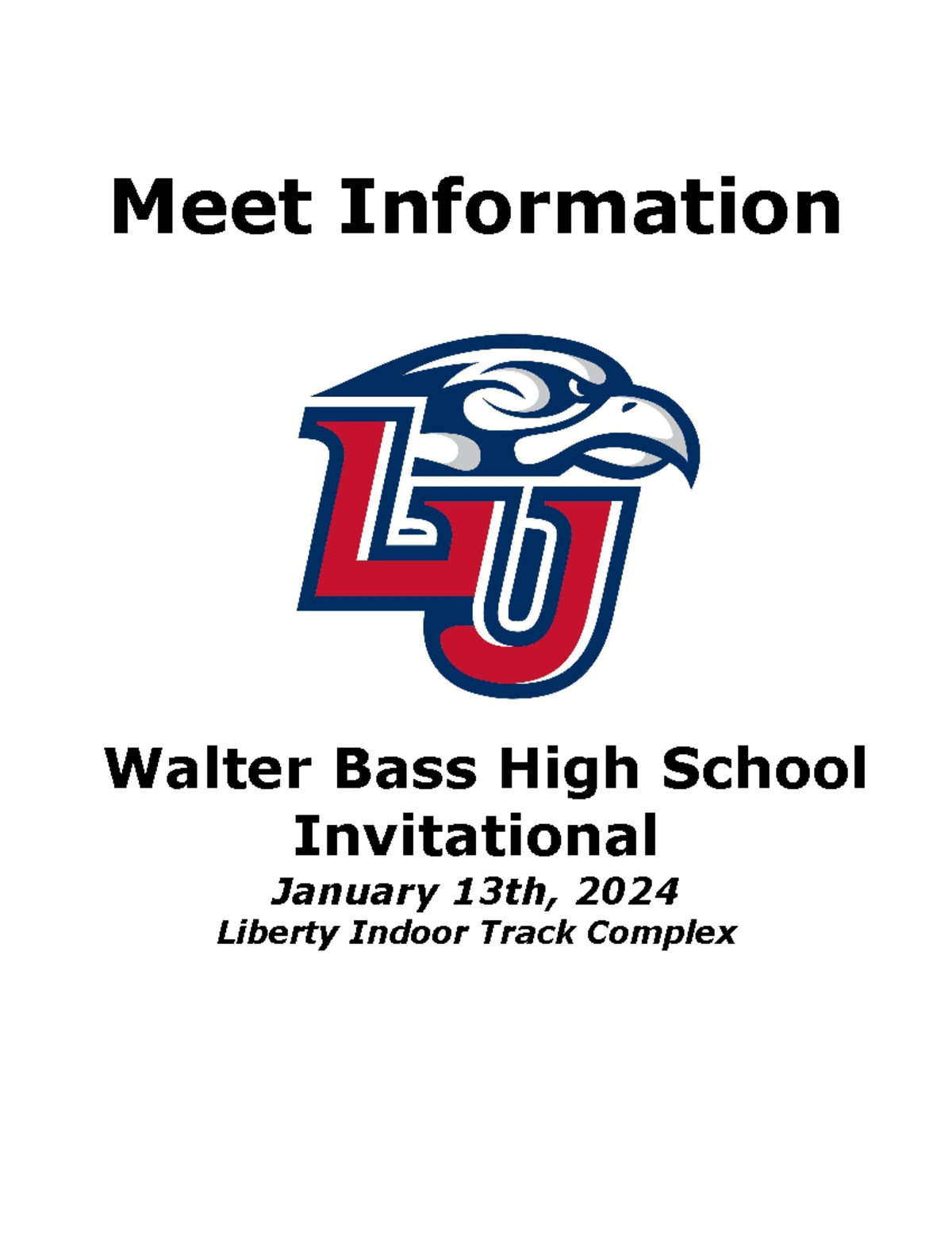 Walter Bass High School Invitational- Jan 13th 2024 - Meet Information ...