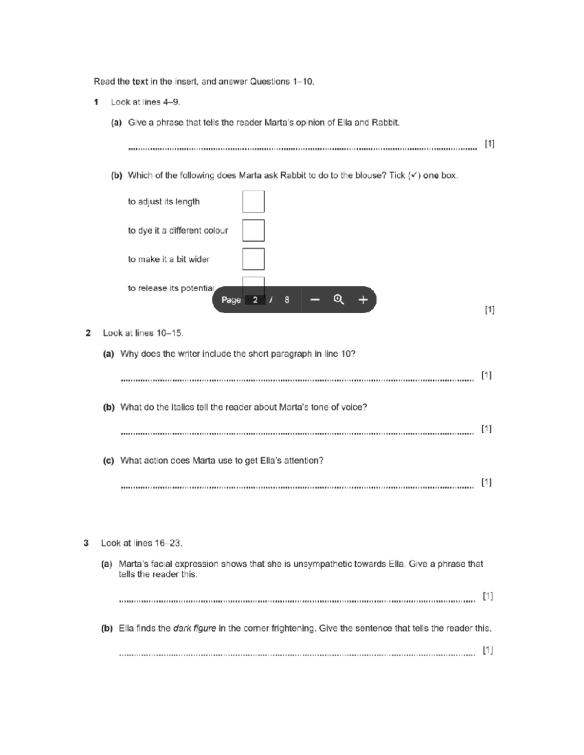 Year 9 Checkpoint Practice 2025 - Sample Questions & Analysis - Studocu