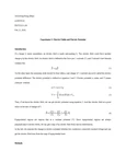 Lab 5 - IIT Physics 221 Lab report 5 - Physics 221 Lab 5 Nishant Patel ...