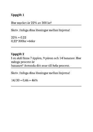 Formelblad matematik 2b - Formler till nationellt prov i matematik kurs 2 Algebra Regler - Studocu
