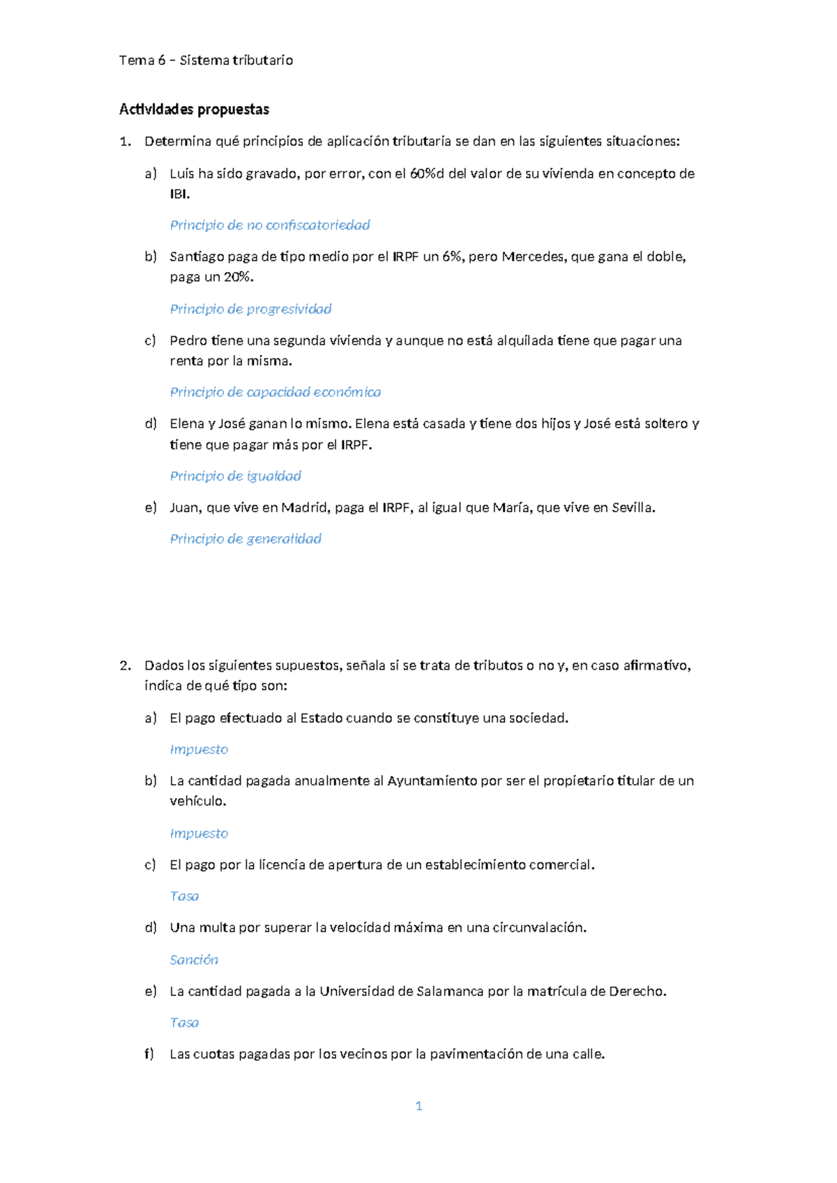 Ejercicios Resueltos - Unidad 6 PIAC: Actividades Propuestas y Finales - Studocu