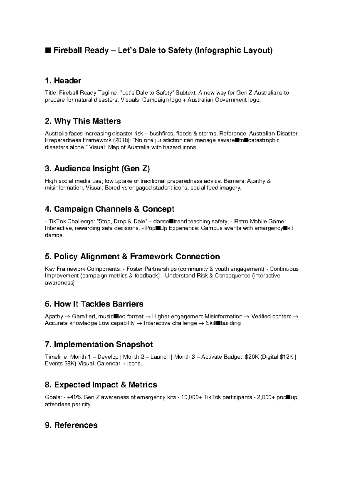 Fireball Ready: Gen Z Disaster Prep Infographic (Infographic Layout ...