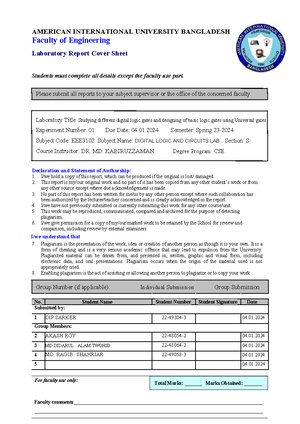 EEE 2104 Electronic Devices Lab OEL Report on E-MOSFET Amplifier - Studocu