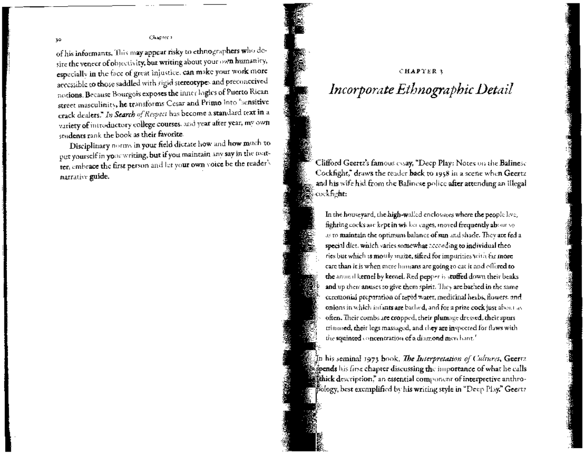 Ethnographic Writing Techniques: Crafting Detailed Fieldnotes (Course ...