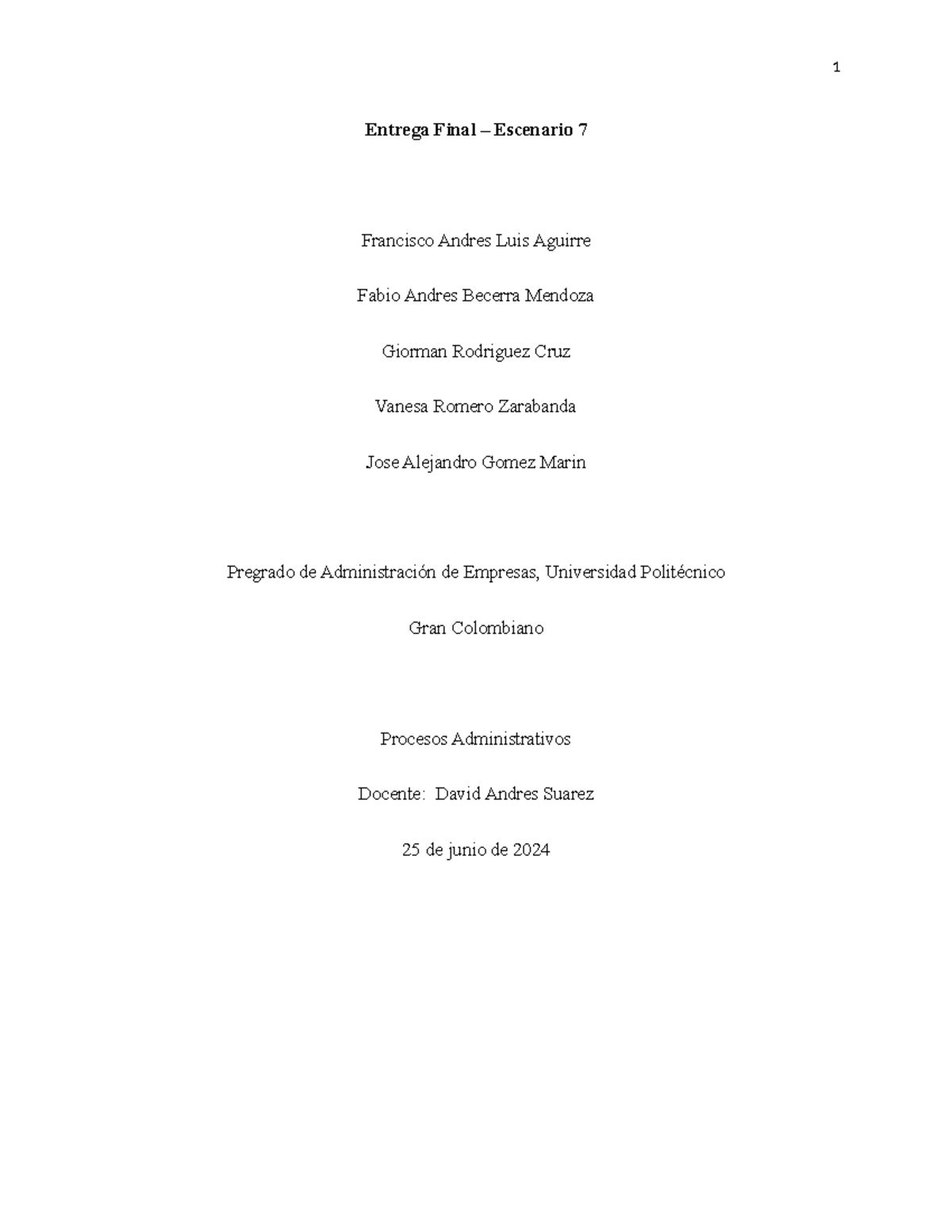 Entrega Final - Escenario 7: Análisis DOFA de British American Tobacco - Studocu