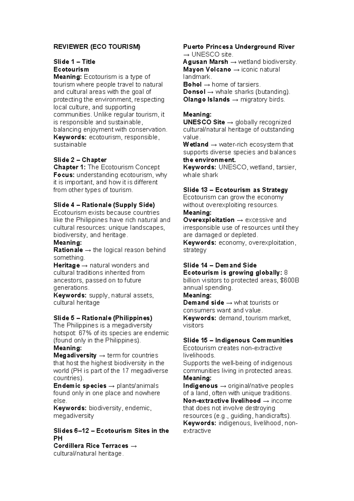 Understanding Ecotourism: Principles, Benefits & Challenges (ECO 101 ...