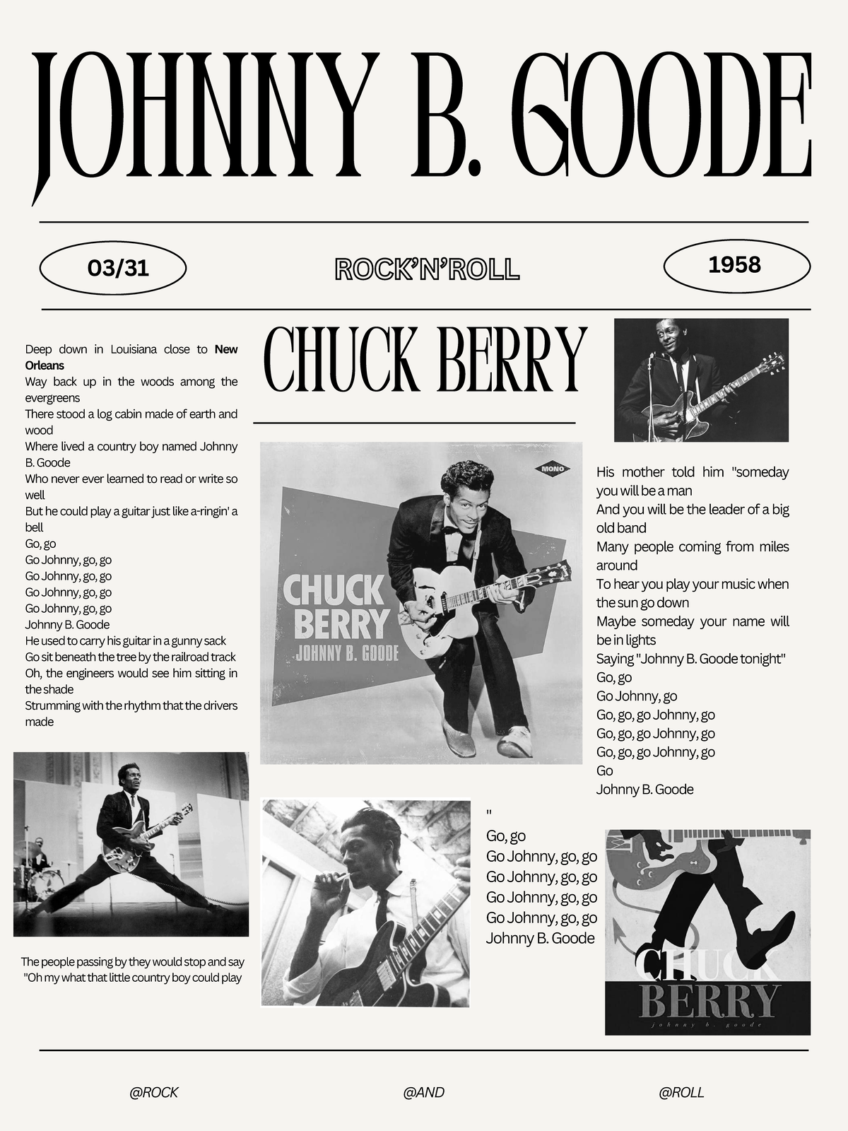 Johnny B. Goode 3 - Dodoosdoeoeoeoeooeo - JOHNNY B. GOODE CHUCK BERRY ...