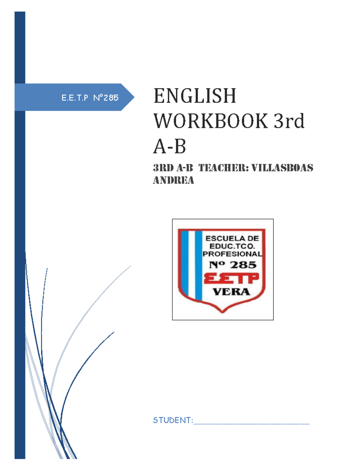 E.E.T.P 3rd Grade English Workbook: Present Continuous & Nouns - Studocu