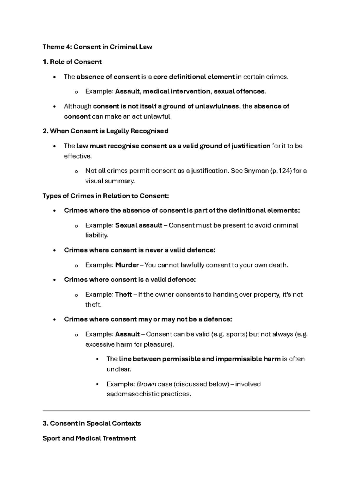 Consent PBL 410: Key Concepts and Legal Implications in Criminal Law ...
