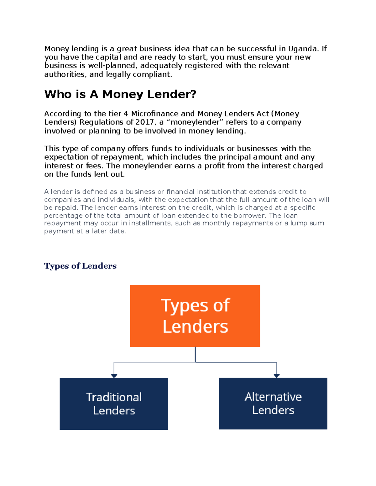New Microsoft Word Document - Money lending is a great business idea ...