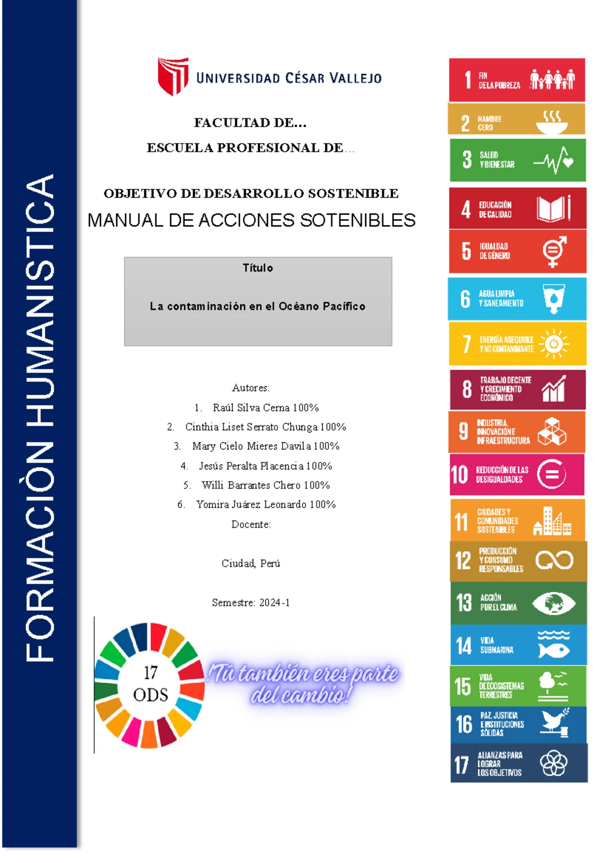 Guía Práctica N° 11: ODS 10 y 11 - Reducción de Desigualdades y Sostenibilidad - Studocu