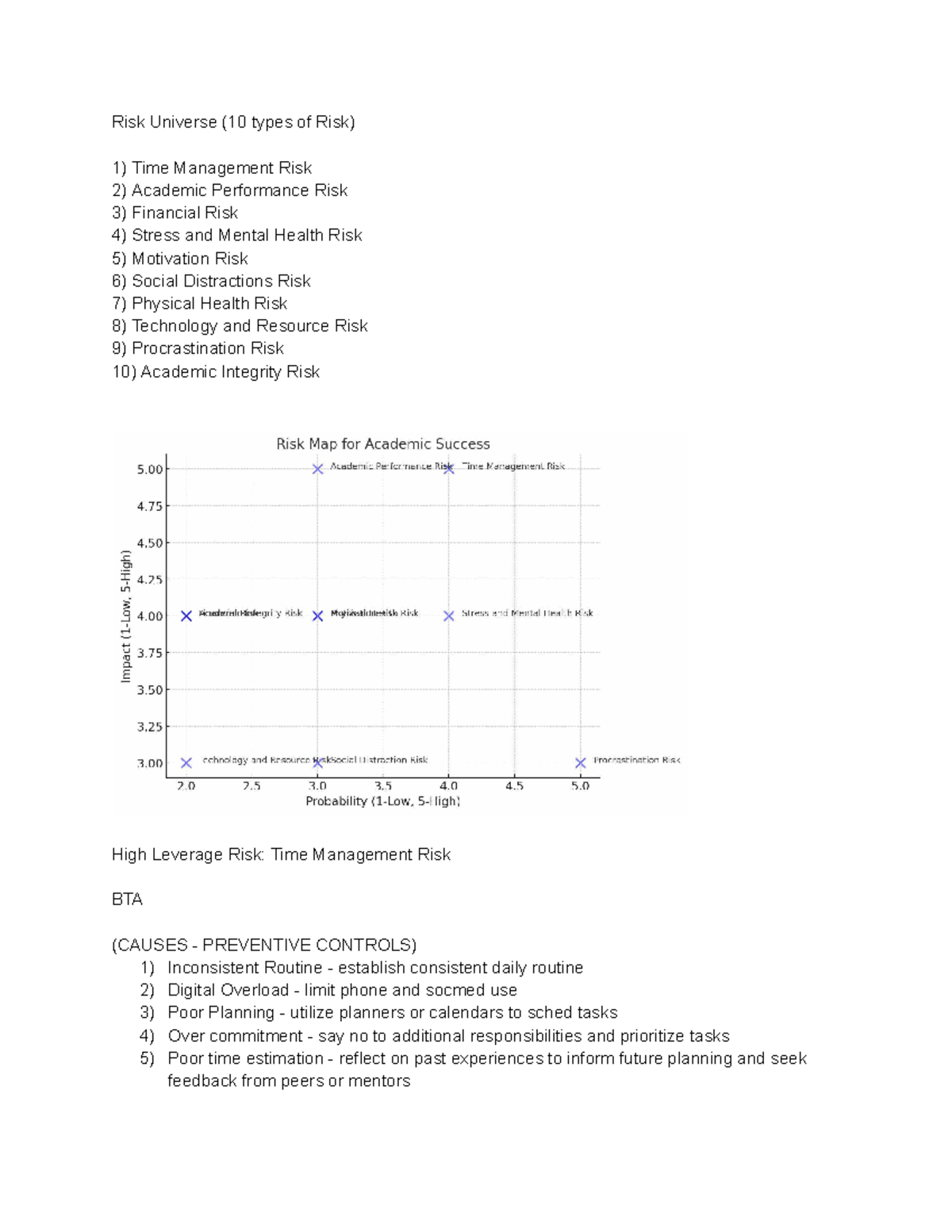 Untitled document-1 - Universe, map, bta - Risk Universe (10 types of ...