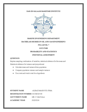 Wellogging 03 - Handful practice material - DAR ES SALAAM MARITIME ...