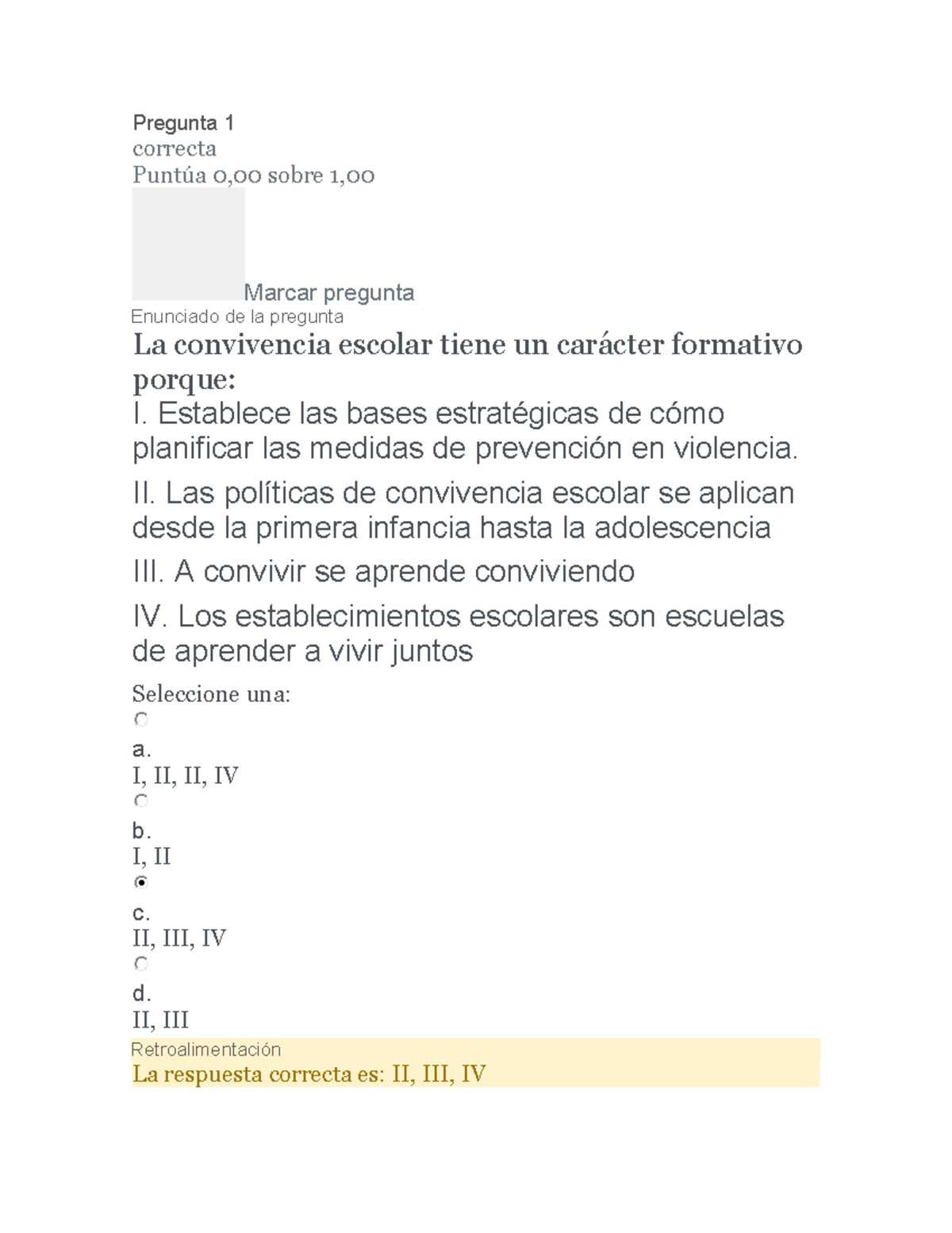 Examen Final de Mediación Escolar - Curso MED101 - Studocu
