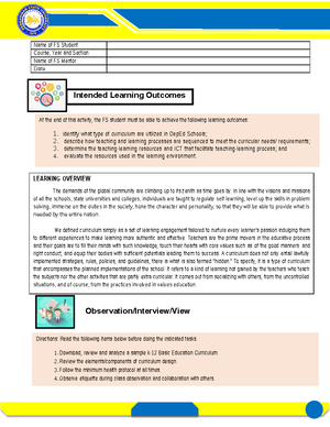 FS1-Activity-6 - FS1-Activity-6.docx - Activity 6 – Teachers’ Skills ...