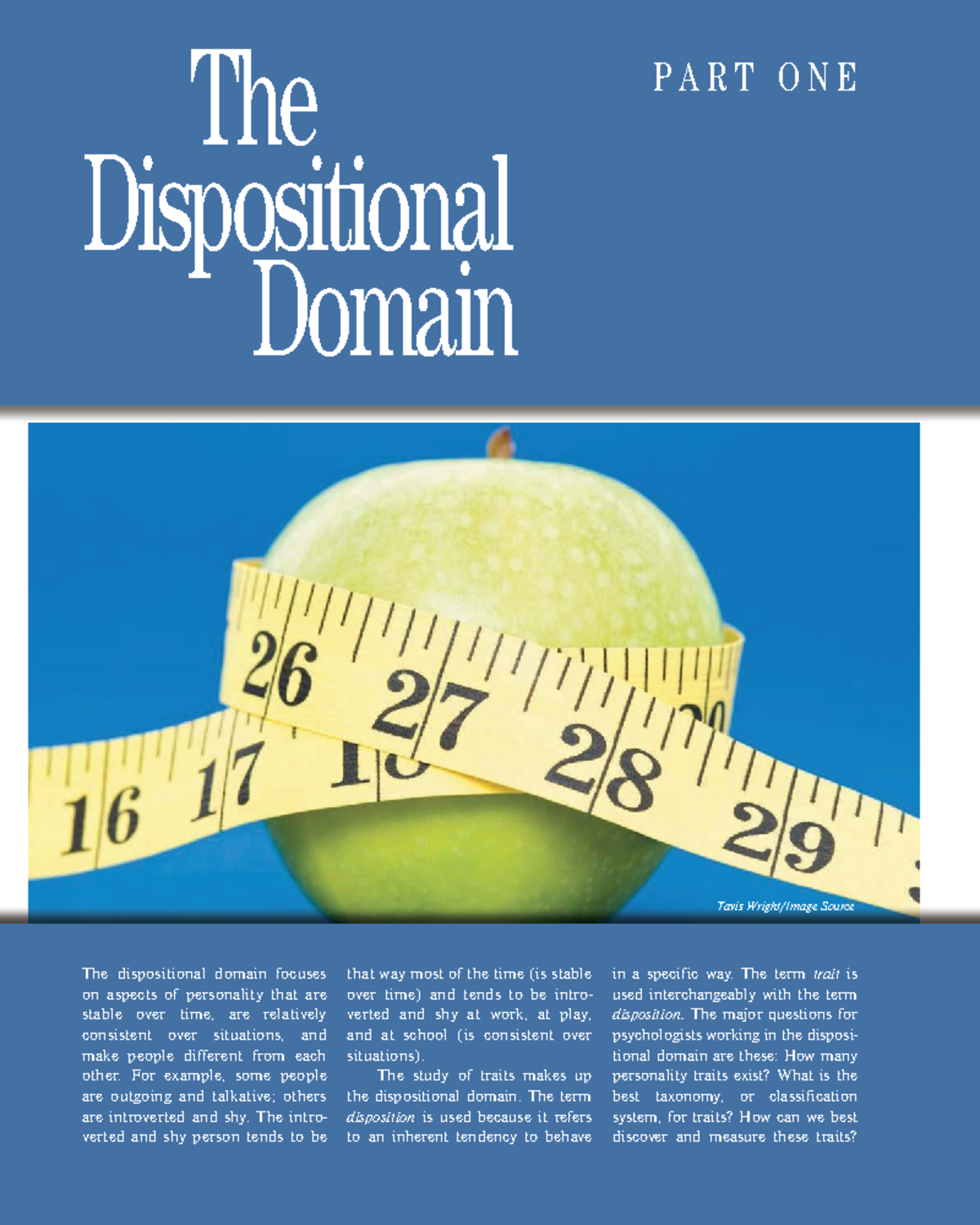 Dispositional Domain: Understanding Personality Traits & Taxonomies ...