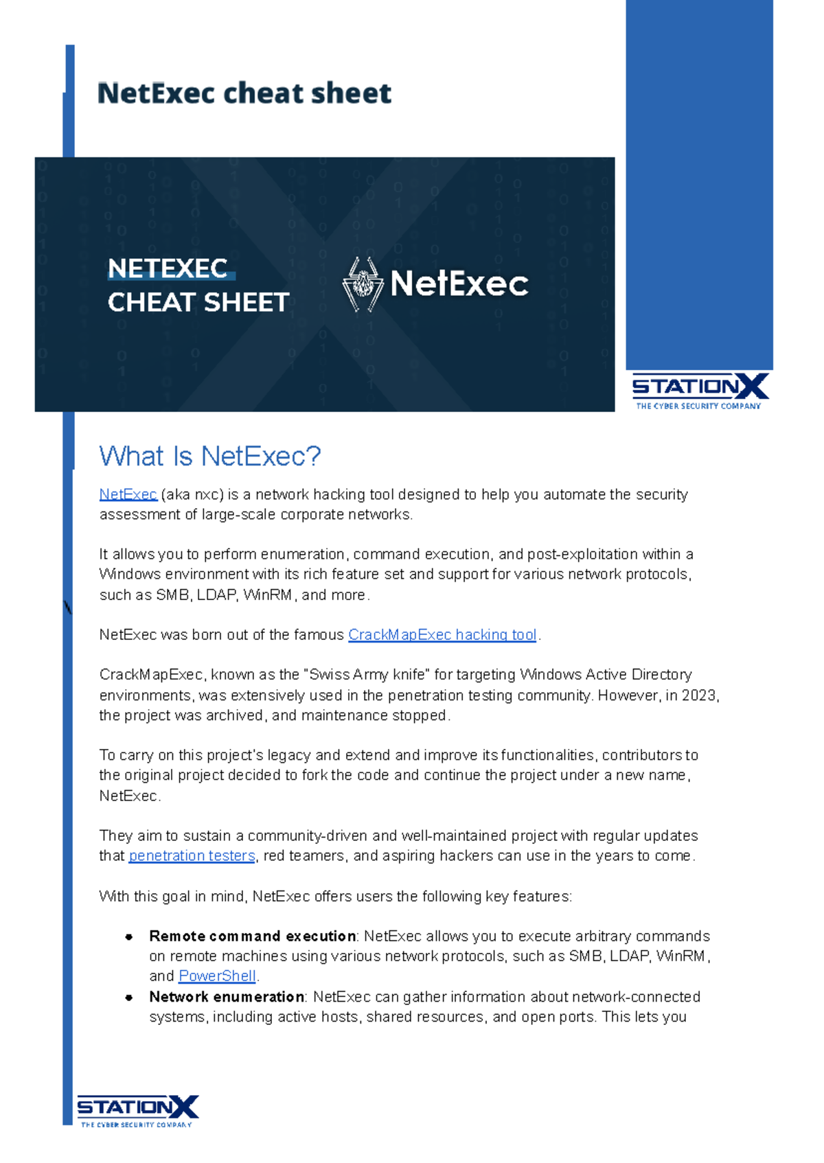NetExec Cheat Sheet - nxc: A Comprehensive Guide for Network Hacking ...