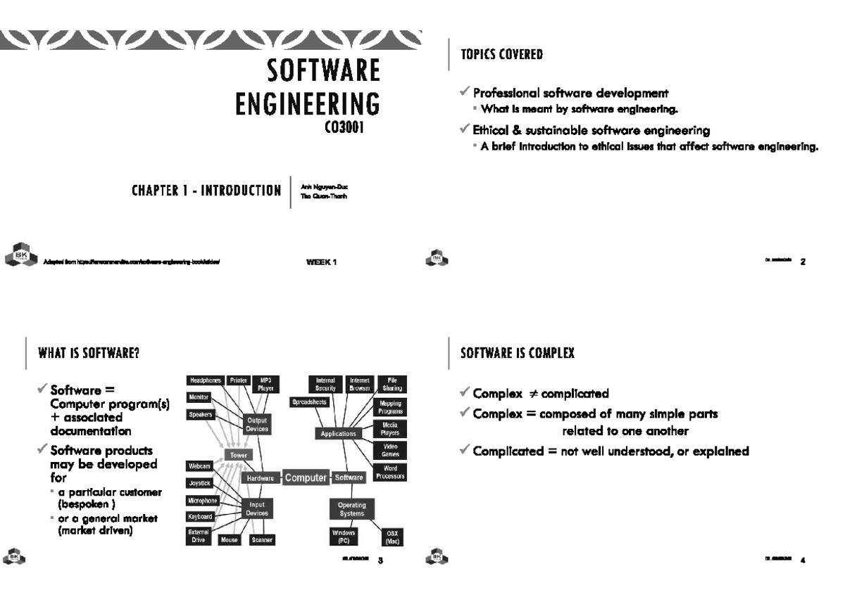 Quiz#01 Review: Software Engineering Insights (CO3001) - Studocu