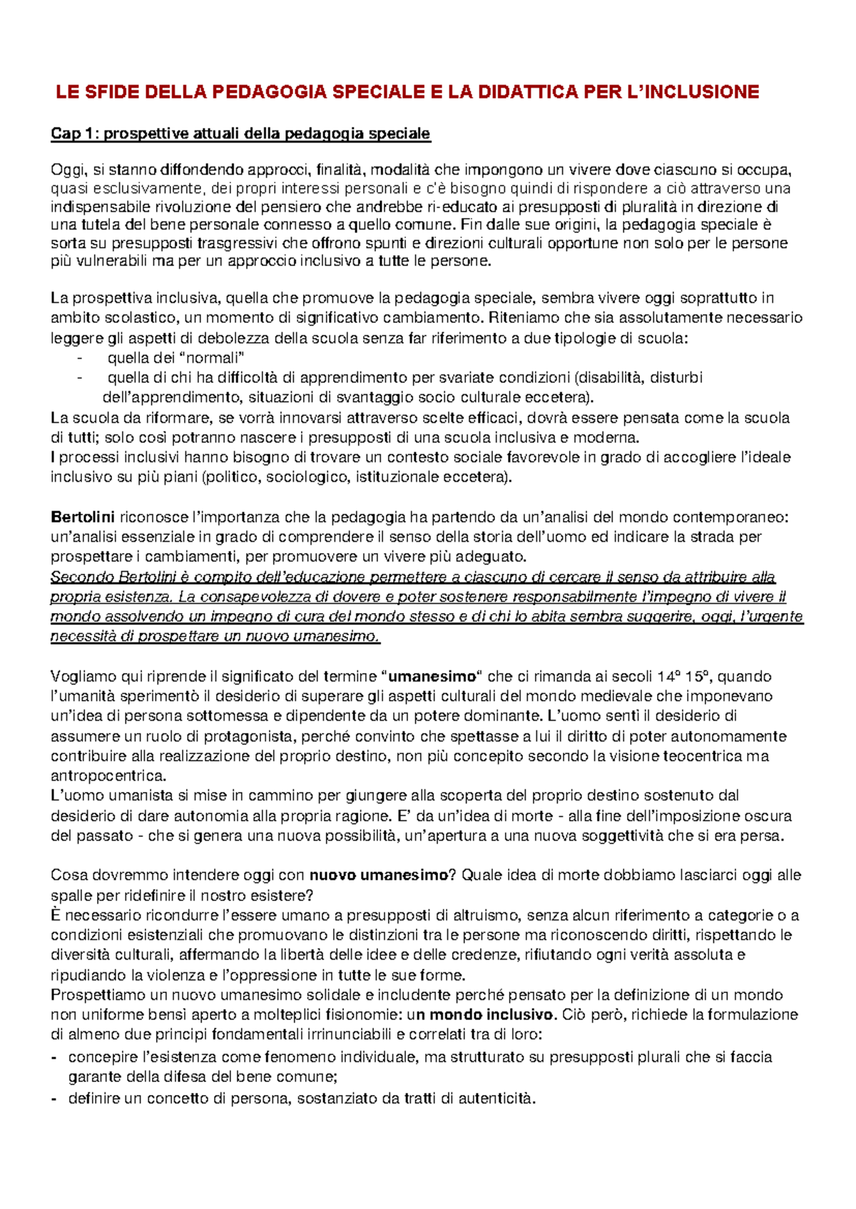 Le sfide della pedagogia speciale e la didattica per l'inclusione - LE ...