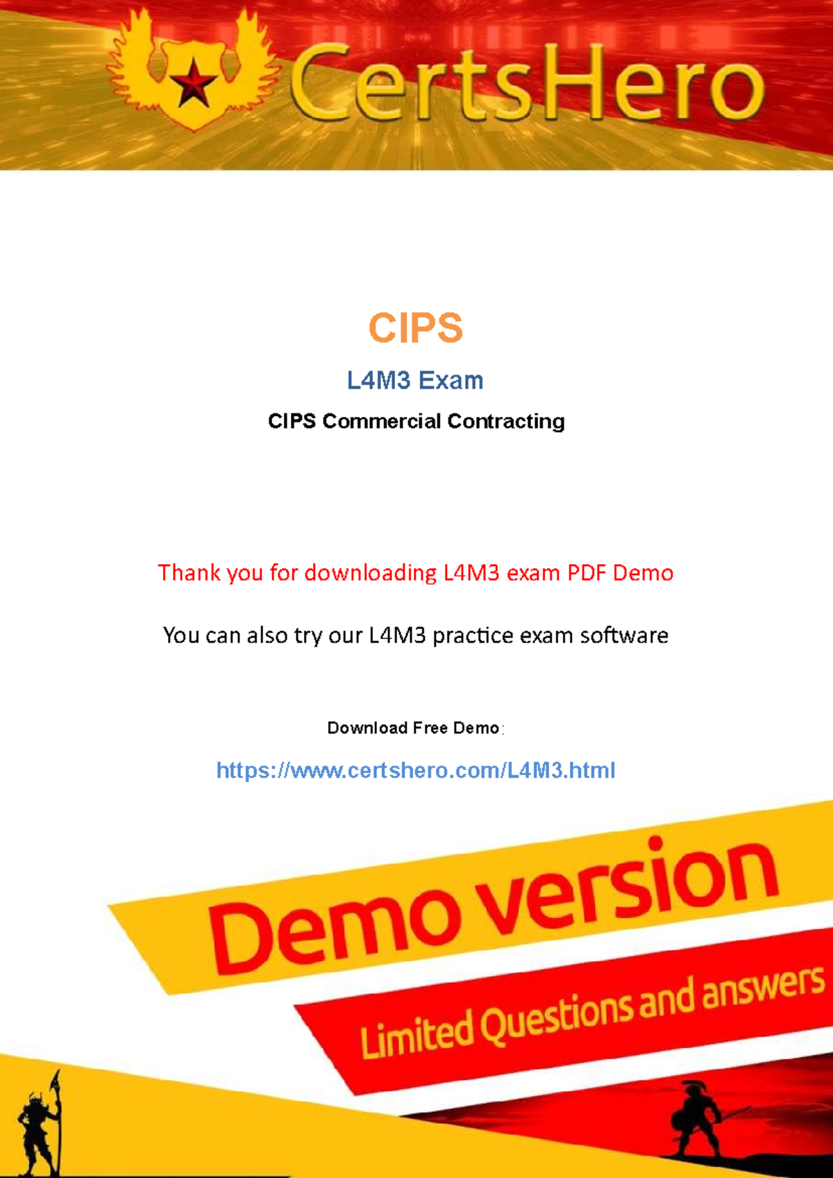 CIPS L4M3 Exam Prep: Key Concepts & Sample Questions Guide - Studocu