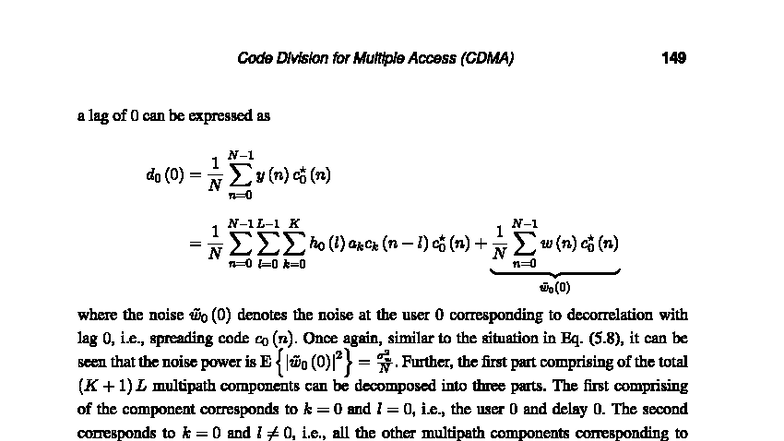 WCS 149: Code Division for Multiple Access (CDMA) Overview - Studocu