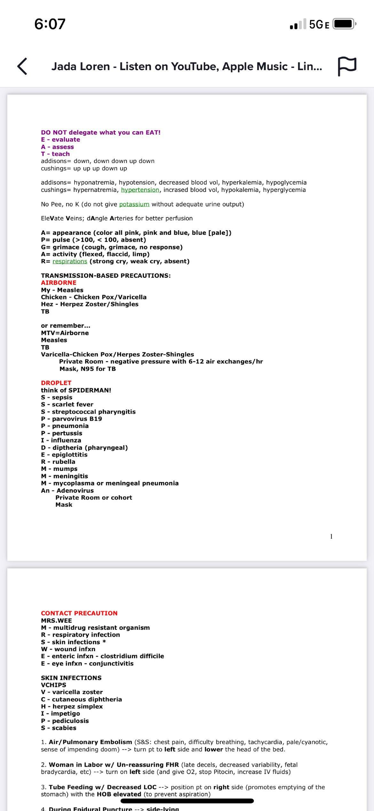 EXIT NCLEX Study Guide: Key Concepts and Nursing Interventions - Studocu