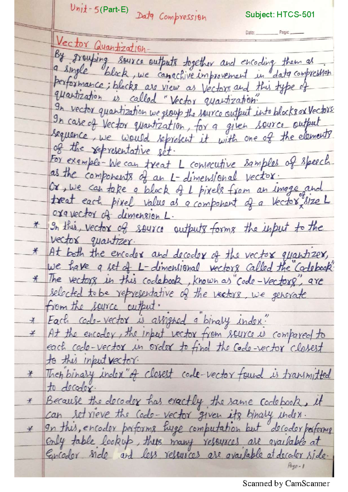 Final Unit-5 (Part-E) Notes of (HTCS-501) subject of Topic Simple ...